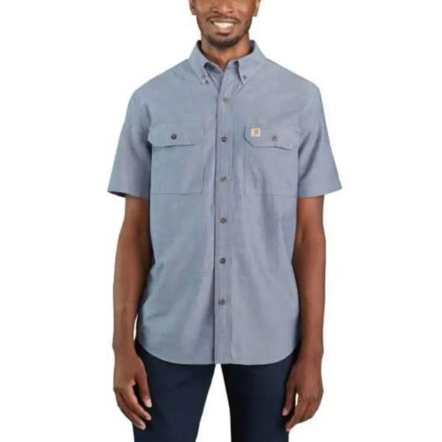 Men's Carhartt Loose Fit Midweight Chamray Button Up Shirt