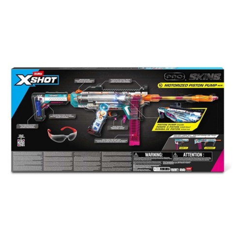 Zuru X-Shot Pro Motorized Piston Pump AEB with 40 Air Pocket Technology ...