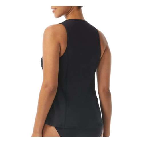 Women's Beach House Sport Racer Zip Front Tankini Swimsuit | SCHEELS.com