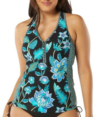 Women's Beach House Erina Racerback Zipper Front Swim Tankini | SCHEELS.com