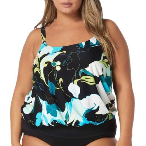 Women's Beach House Plus Size Sarah Blouson Swim Tankini | SCHEELS.com