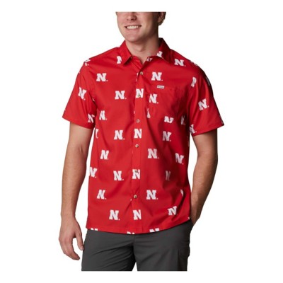 Columbia Nebraska Cornhuskers Slacktide Button Up | SCHEELS.com