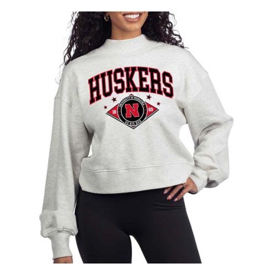 Chicka-D Women's Nebraska Cornhuskers Diamond Crew | SCHEELS.com