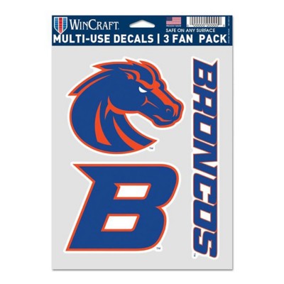 Wincraft Boise State Broncos Fan Multi Decal 3pk
