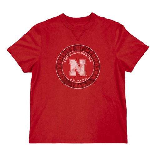Blue 84 Nebraska Cornhuskers Shining Moon T-Shirt