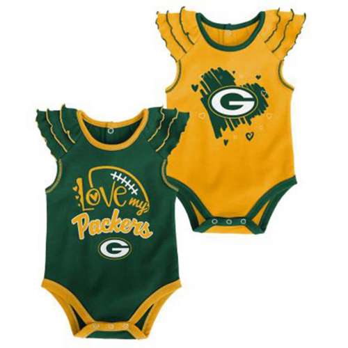 Genuine Stuff Infant Green Bay Packers Love Onesie Set | SCHEELS.com