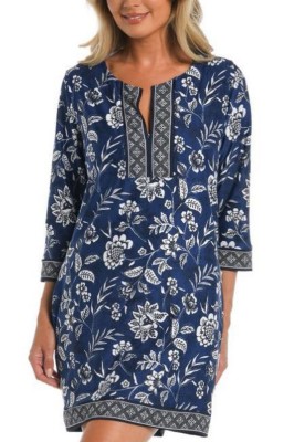 Women's 24th & Ocean Sleeveless Shift Dress Swim Cover Up