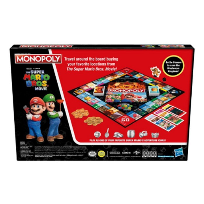 Hasbro The Super Mario Bros. Monopoly Board Game