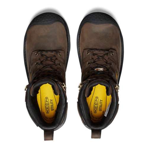 Men's KEEN Camden 6" CSA Carbon Fiber Toe Waterproof Work Boots ...
