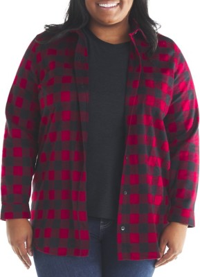 Women's L.L.Bean Plus Size Plus Size Scotch Plaid Long Sleeve Button Up ...