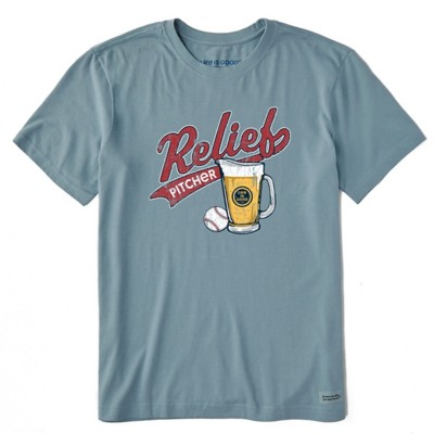 Men's Life is Good Relief Pitcher Crusher T-Shirt | SCHEELS.com