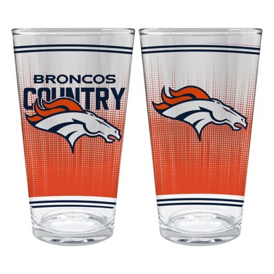 Denver Broncos 16oz Pint Glass Set | SCHEELS.com