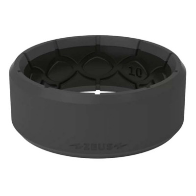 Men's Groove Life Zeus Edge Stone Silicone Ring