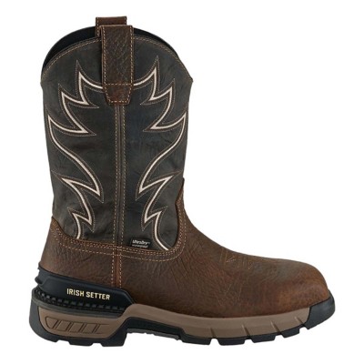 Men's Irish Setter Two Harbors 11" Safety Toe Waterproof Work Boots