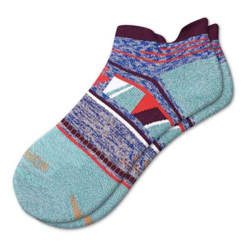 Women's Bombas Abstract Leaf Performance Ankle Running Socks | SCHEELS.com