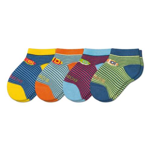 Kids' Bombas Kid's Light Weight Ankle 4 Pack Crew Socks | SCHEELS.com