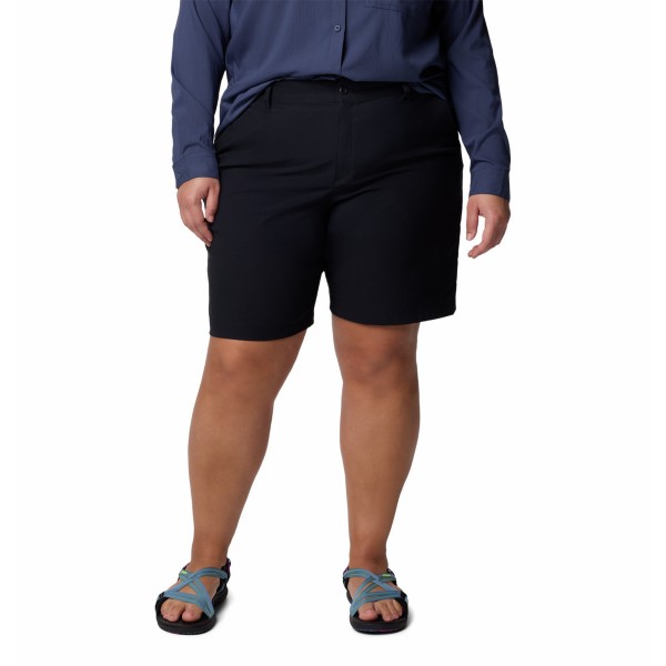 Women's Columbia Leslie Falls™ II Long Shorts 20W Black - NYSkirt.com