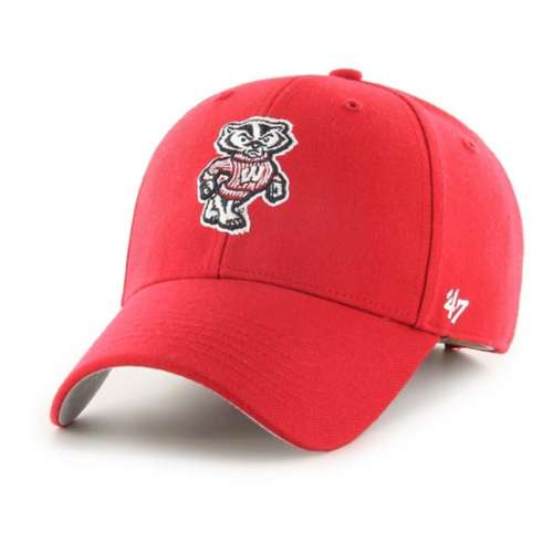 47 Brand Wisconsin Badgers MVP Bucky Adjustable Hat | SCHEELS.com