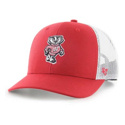 47 Brand Kids' Wisconsin Badgers Trucker Snapback Hat