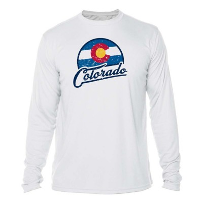 Men's Vapor Apparel CO Flag Icon Solar Long Sleeve T-Shirt | SCHEELS.com
