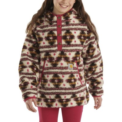 Girls' Carhartt Heavyweight Fleece 1/4 Snap Pullover | SCHEELS.com