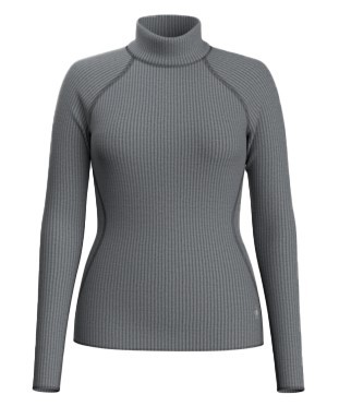 Women's Smartwool Thermal Merino Rib Long Sleeve Turtleneck Ice Fishing ...