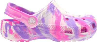 Big Kids' Crocs Classic Glow Marbled Clogs