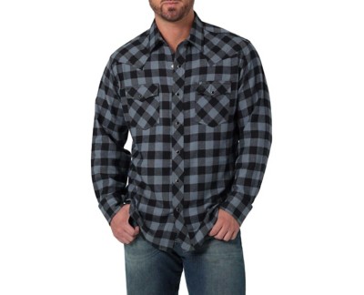 Men's Wrangler Retro Flannel Long Sleeve Button Up Shirt | SCHEELS.com