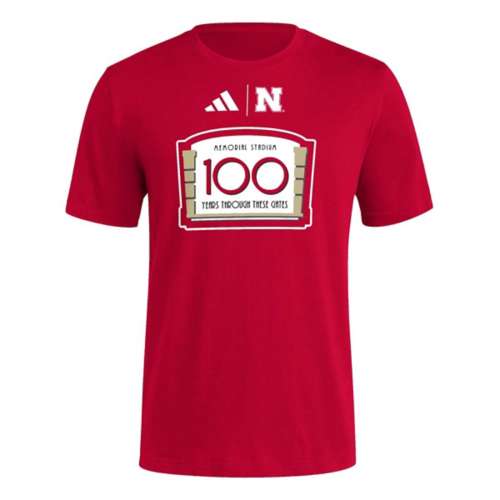 adidas Nebraska Cornhuskers 100 Year T-Shirt | SCHEELS.com