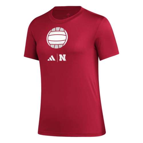 adidas Women's Nebraska Cornhuskers Volleyball Spray T-Shirt | SCHEELS.com