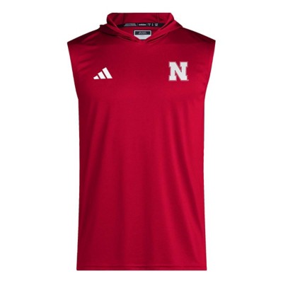 adidas Nebraska Cornhuskers Perform Sleeveless T-Shirt