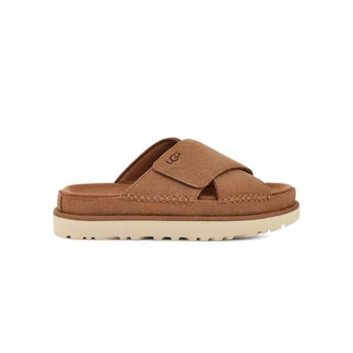 Women's UGG Goldenstar Cross Slide Flatform Sandals | SCHEELS.com