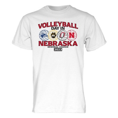 Blue 84 Nebraska Cornhuskers Volleyball Day Four Balls T-Shirt ...