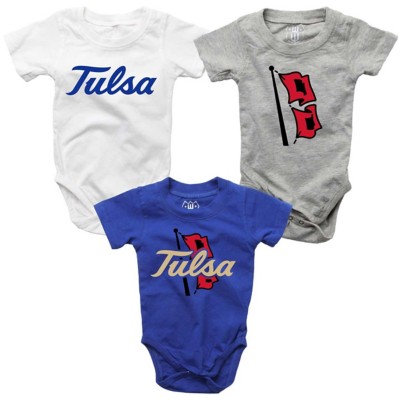 Wes and Willy Baby Tulsa Golden Hurricane Hopper 3 Pack Set
