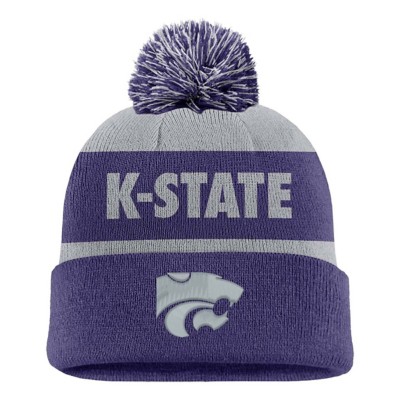 Nike Kansas State Wildcats Peak Stripe Beanie