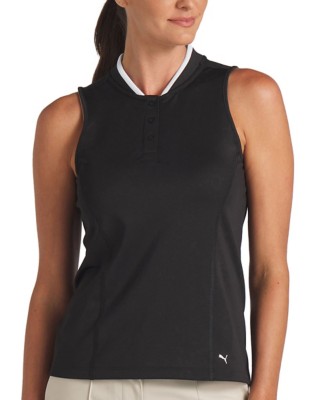 Women's Puma Range Pique Sleeveless Golf Polo | SCHEELS.com