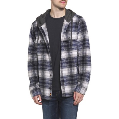 Men's Flag & Anthem Sacramento Flannel Hooded Shacket | SCHEELS.com