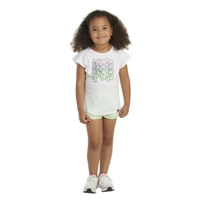 Girls' adidas Graphic Tee and Mesh Short Set | SCHEELS.com