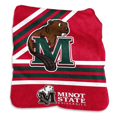 Logo Brands Minot State Beavers 50x60 Raschel Throw