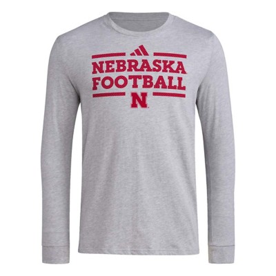 adidas Nebraska Cornhuskers Practice Lock Long Sleeve T-Shirt | SCHEELS.com