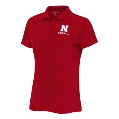 Antigua Women's Nebraska Cornhuskers Baseball Legacy Pique Polo