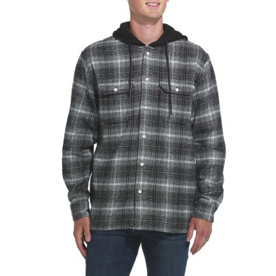 Men's Levi's Worker Long Sleeve Hooded Flannel