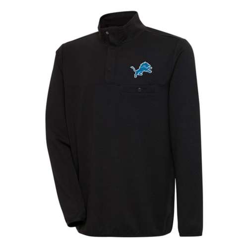Antigua Detroit Lions Chest Crest Streamer Crewneck | SCHEELS.com