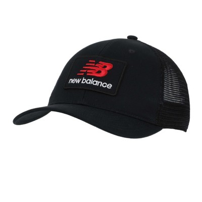 New Balance NB Stacked Patch Logo Trucker Adjustable Hat