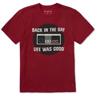 Men's Life is Good Back In The Day Crusher T-Shirt