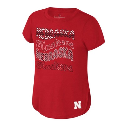 Colosseum Kids' Girls' Nebraska Cornhuskers Rogan T-Shirt | SCHEELS.com