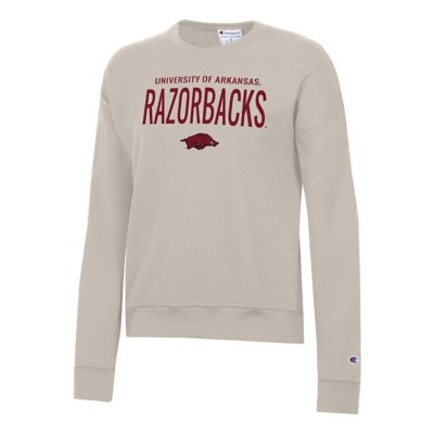 Champion Women's Arkansas Razorbacks Powerblend Fleece Crew