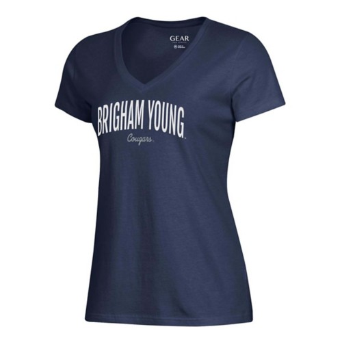 Gear For Sports Women's BYU Cougars Gear Big Cotton Mia Soft Tee T-Shirt