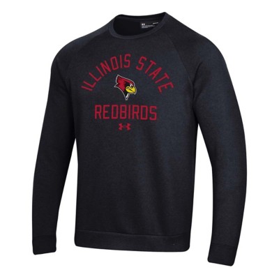 Under Armour Illinois State Redbirds Arched Logo Rival Fleece Crew