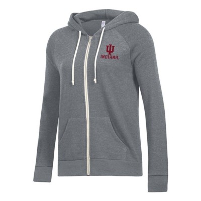Alternative Apparel Women's Indiana Hoosiers Adrian Full Zip